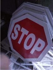 Stop Road Signs in Kenya